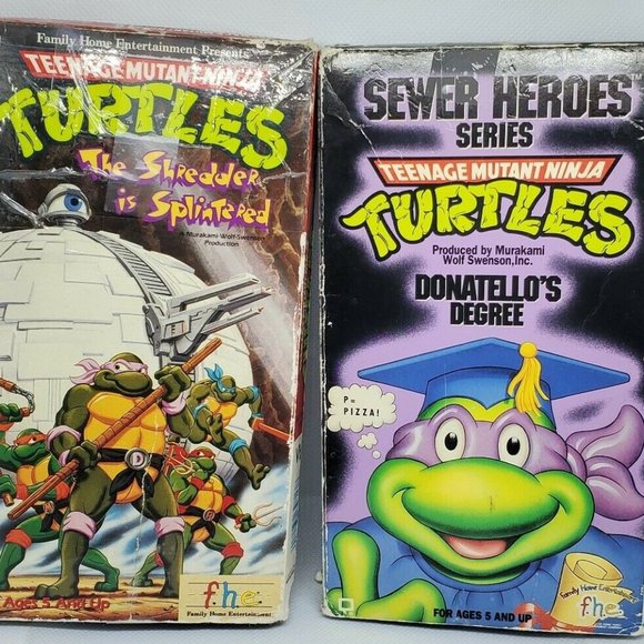 Unlisted | Other | 2 Vhs Teenage Mutant Ninja Turtles Movie | Poshmark